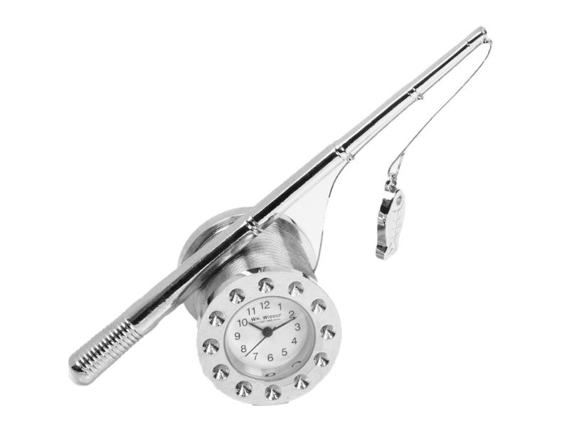 Fishing Rod Miniature Clock - Ashley's Jewellery